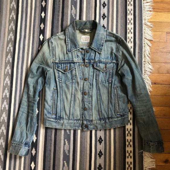 Levi's | Jackets & Coats | Levis Distressed Denim Jacket | Poshmark